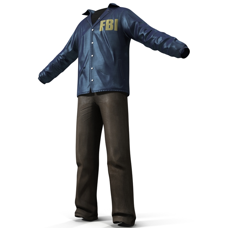 fbi agent clothes 2 3d c4d