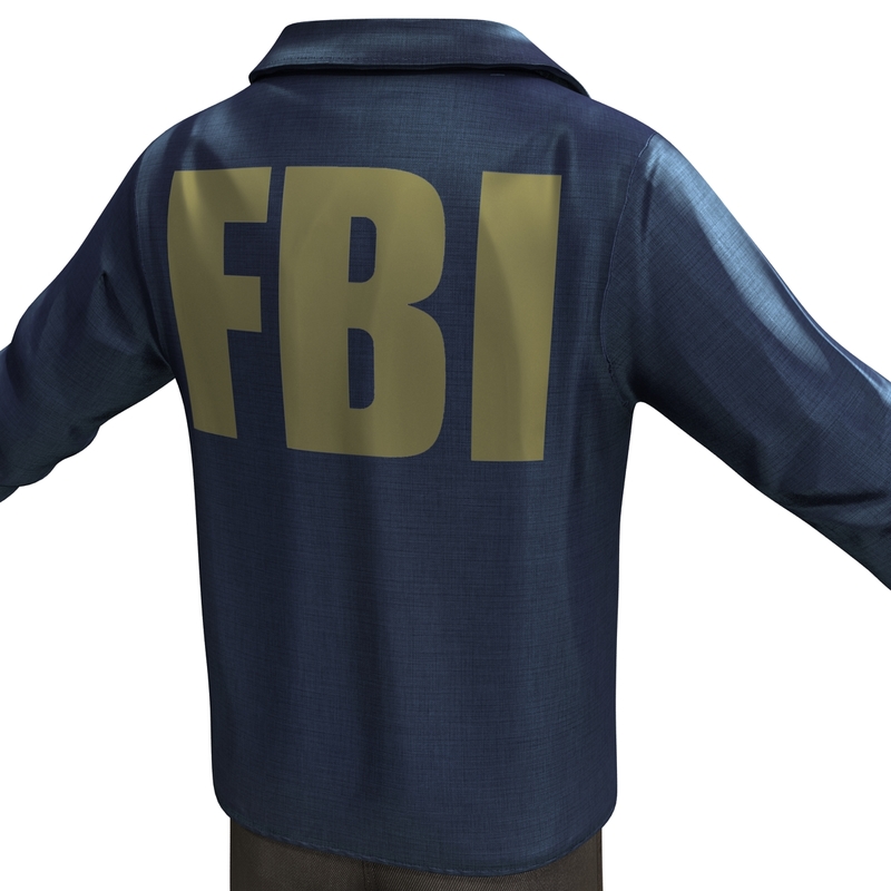 fbi agent clothes 2 3d c4d
