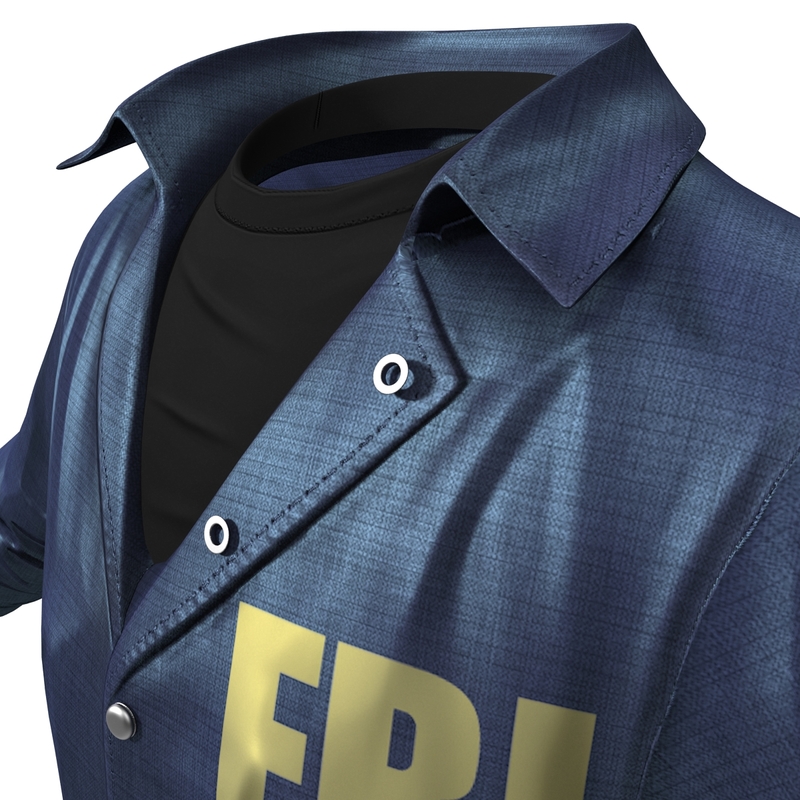 fbi agent clothes 2 3d c4d