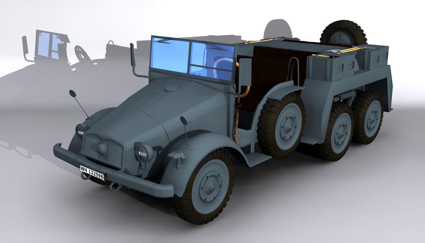 max krupp protze kfz69 wwii