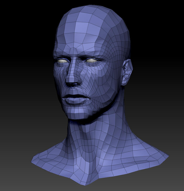 3d male sculpt