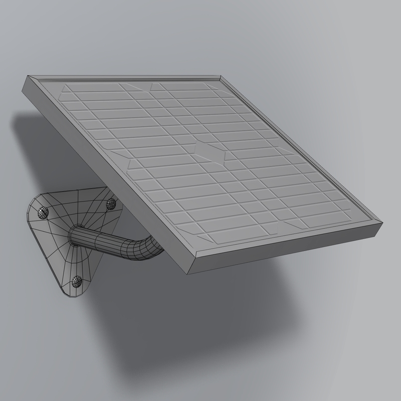 wall mounted solar panel max