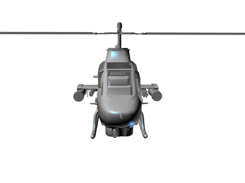 free helicopter 3d model