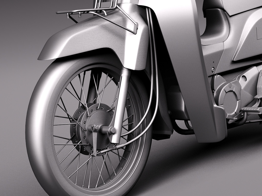 3d model honda 2013 super
