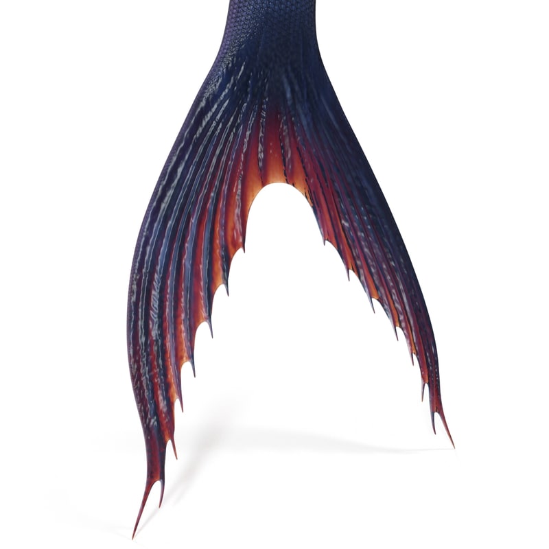 3d model of mermaid 2