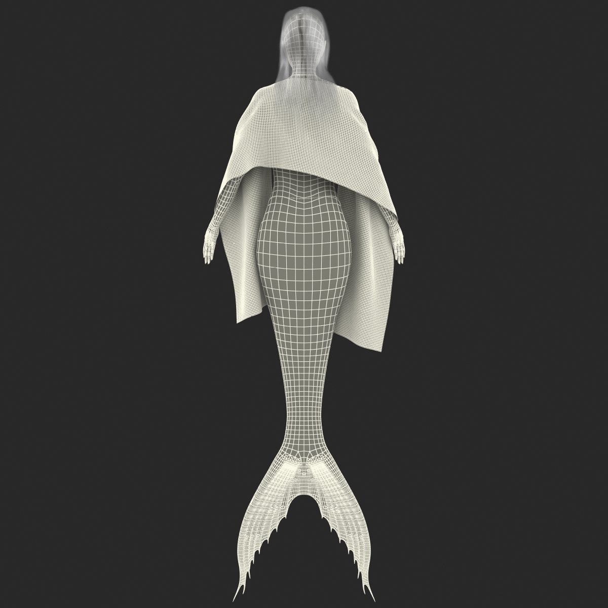 mermaid 3d model