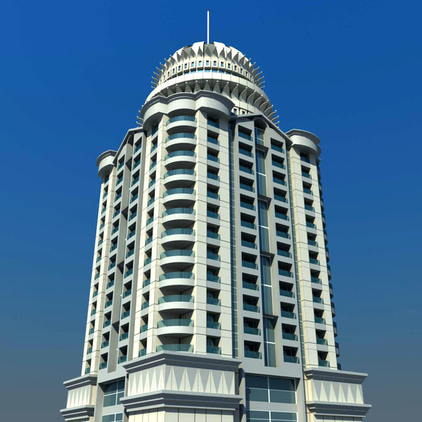 3D модель Princess Tower Dubai - TurboSquid 792025