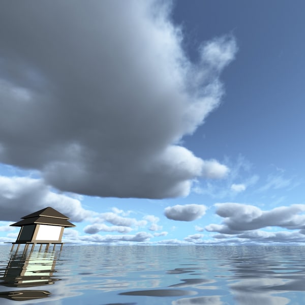 3d model sky clouds