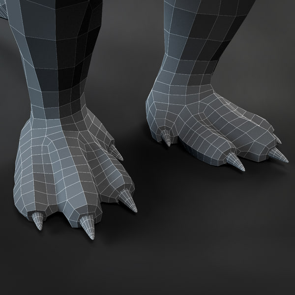 3d monster rigs model