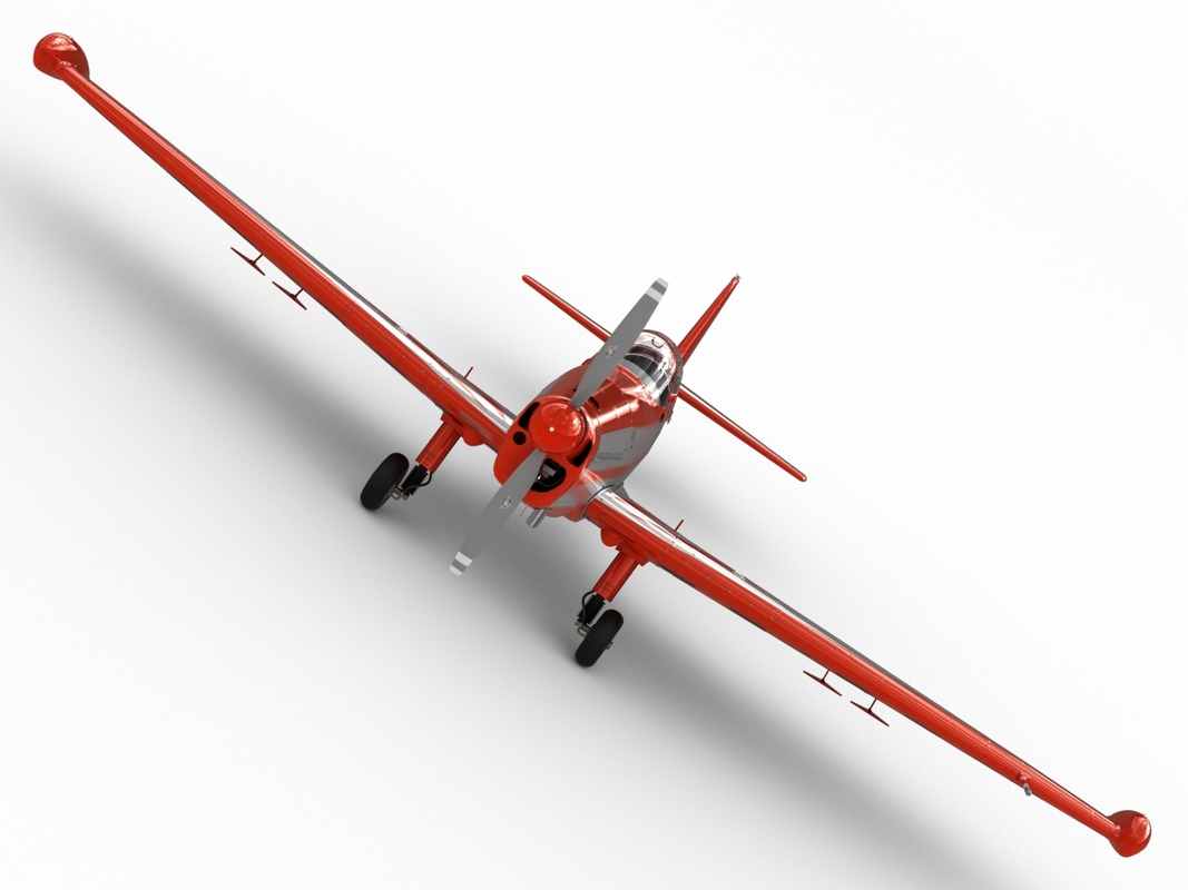 zlin z526 afs 3d model