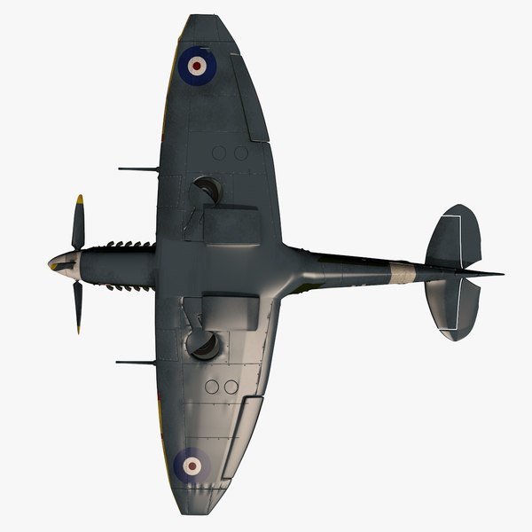 3d model plane spitfire supermarine