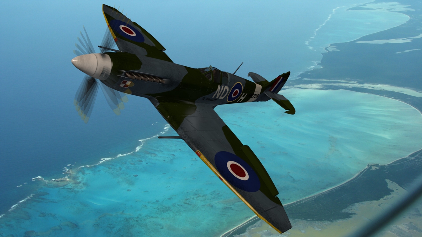 3d model plane spitfire supermarine