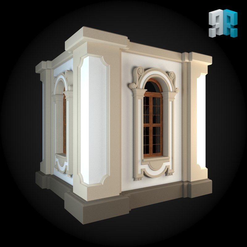 3d wall model