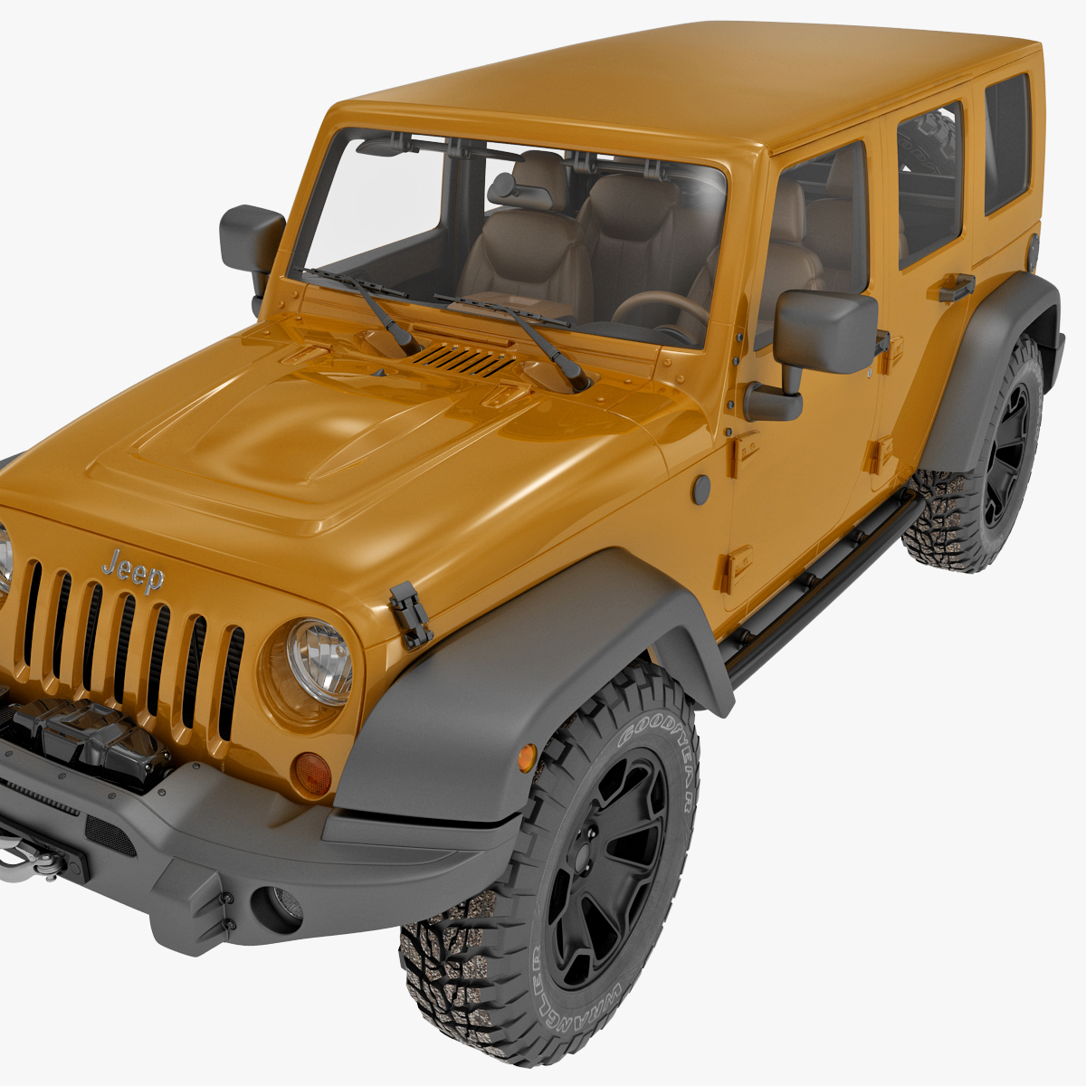 3d model jeep wrangler moab 2013