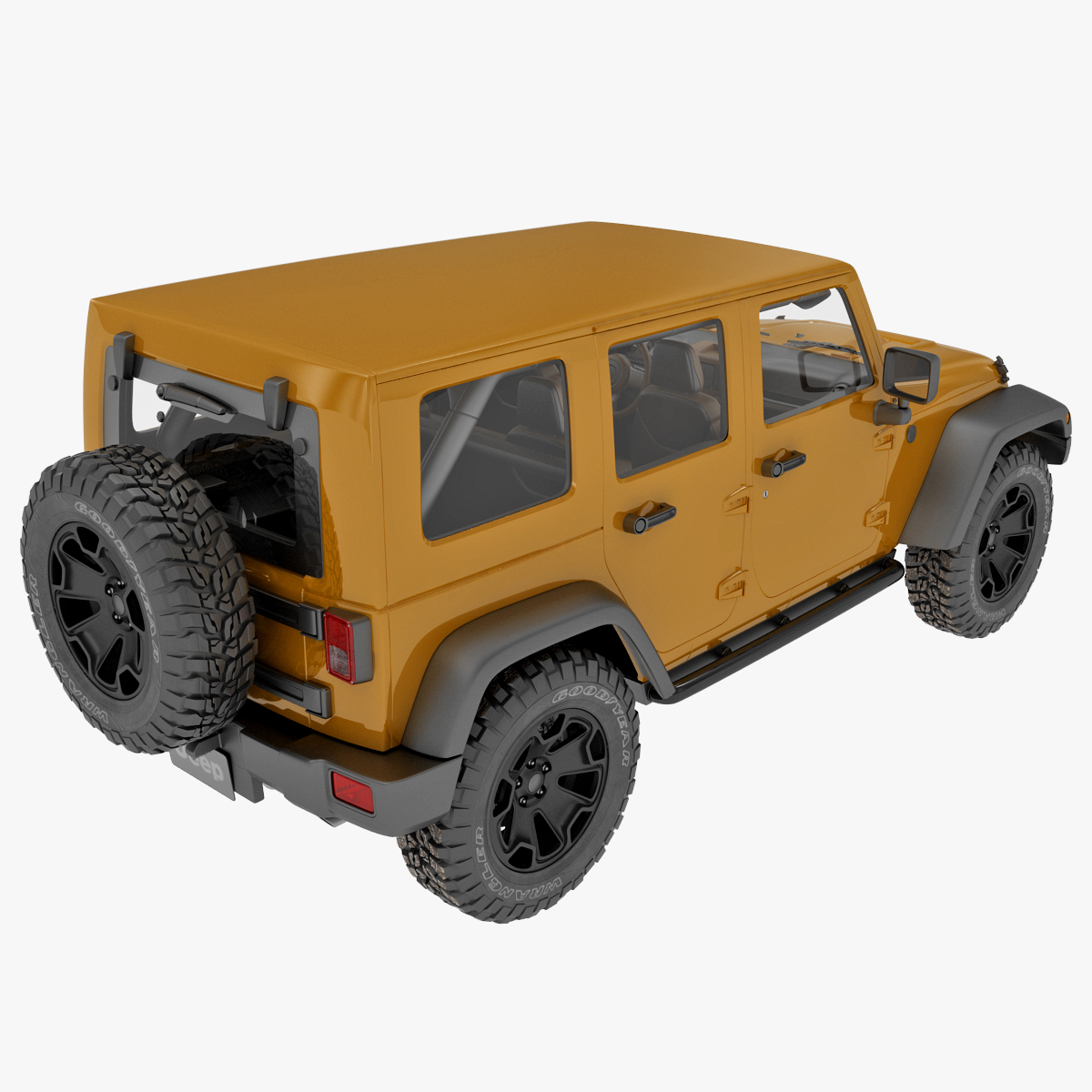 3d model jeep wrangler moab 2013