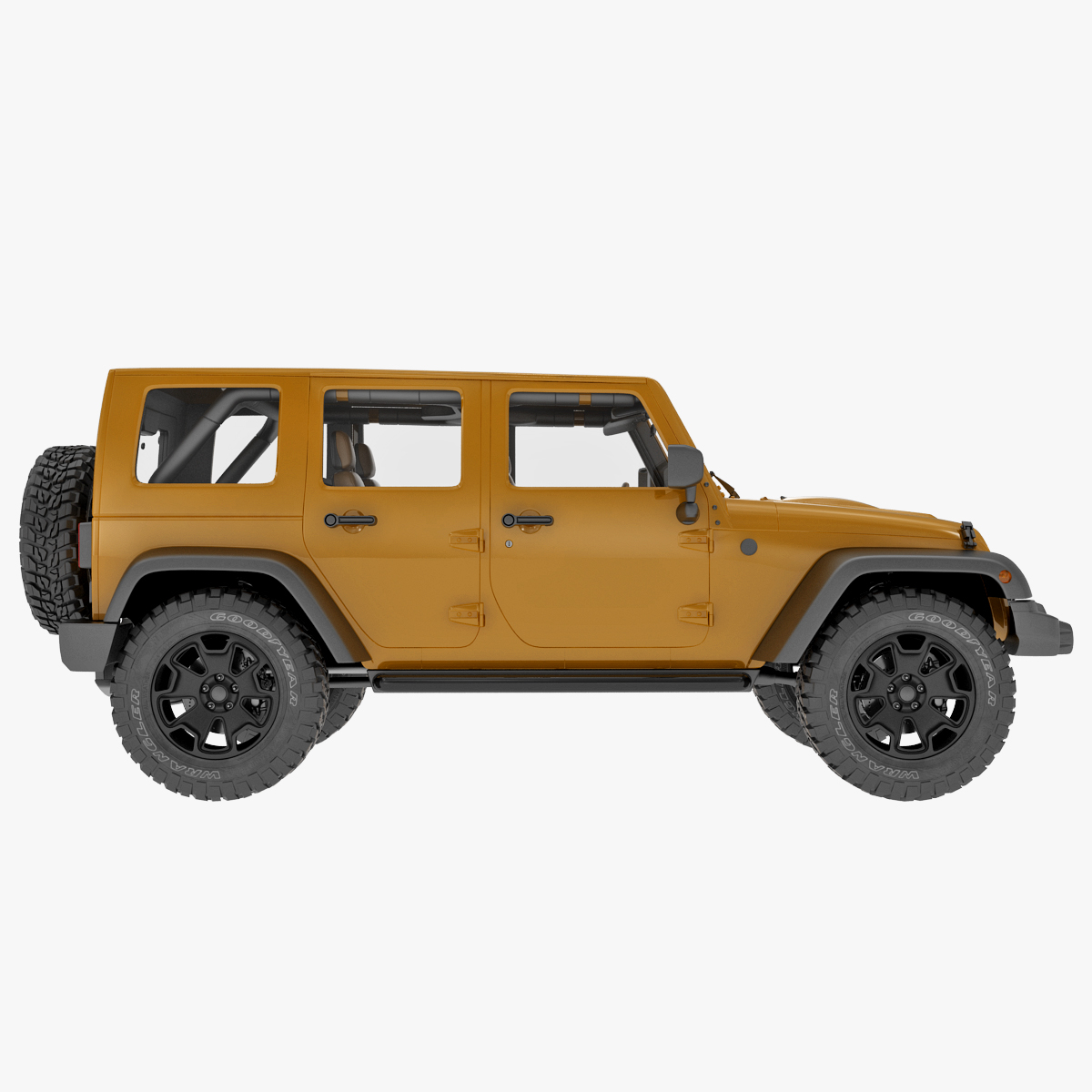 3d model jeep wrangler moab 2013