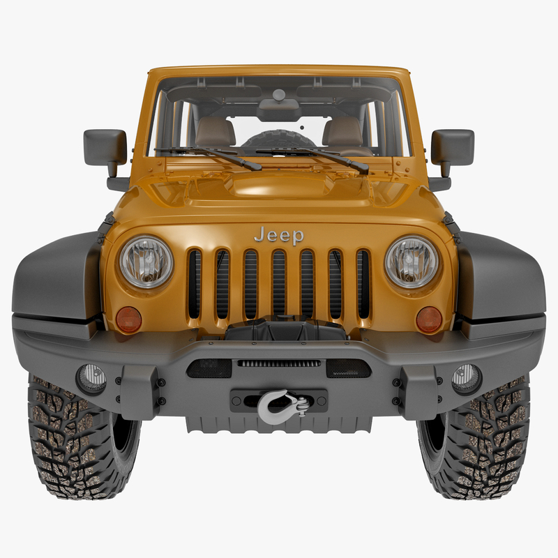 3d model jeep wrangler moab 2013