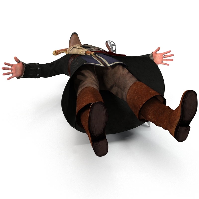 3d model pirate rigged