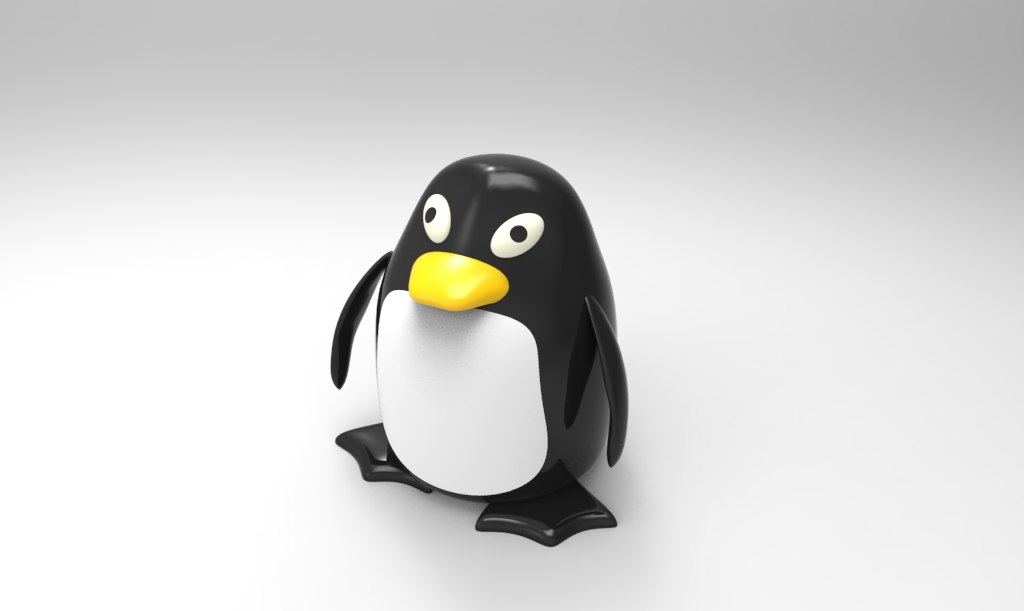 penguin 3d model