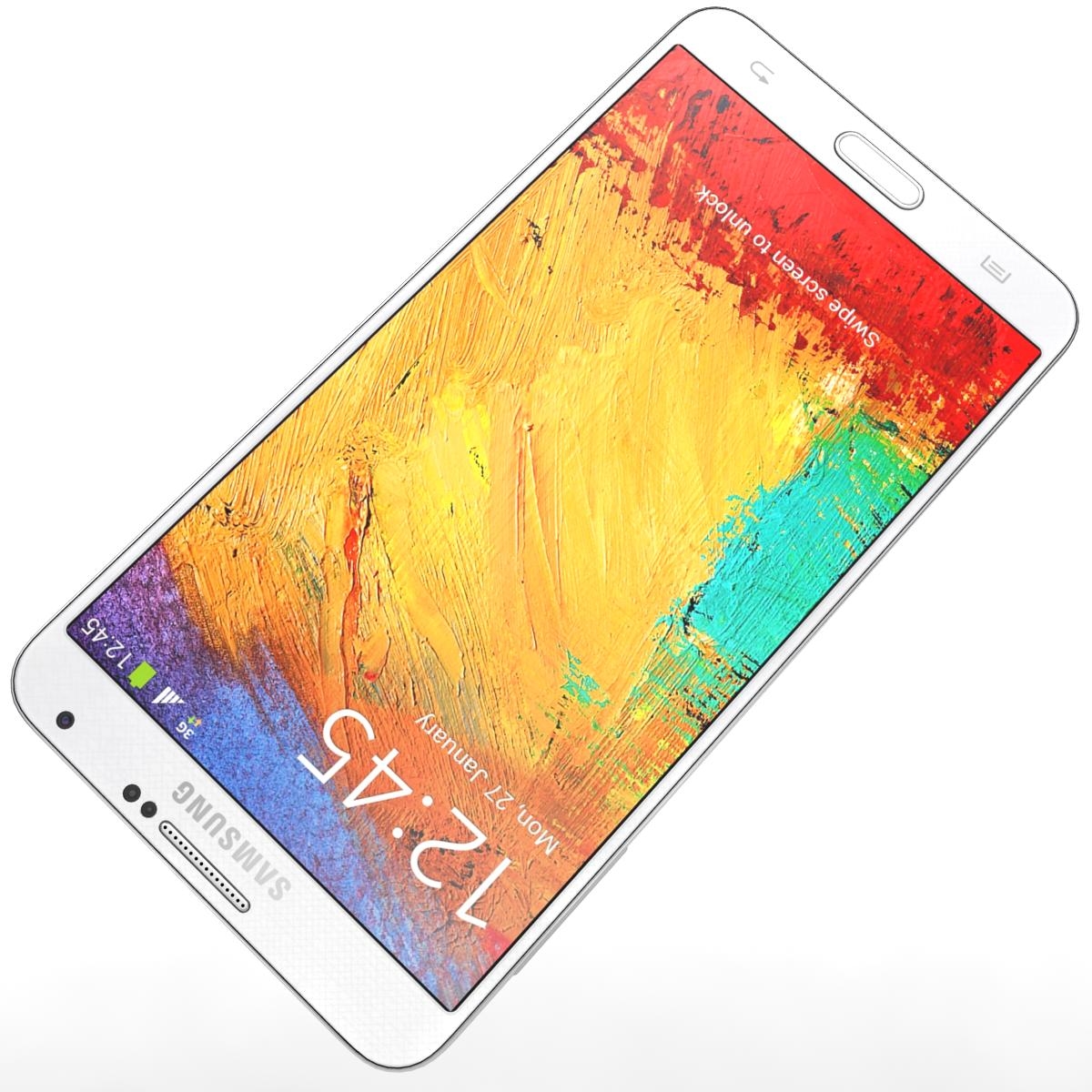 samsung galaxy note 3 3d model