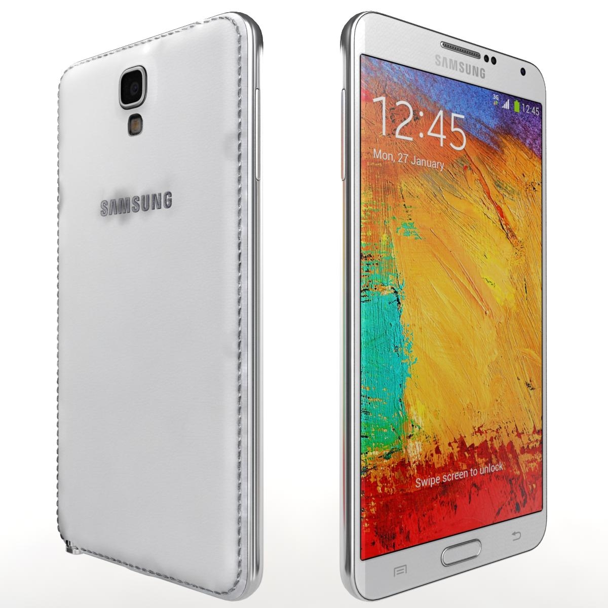 samsung galaxy note 3 3d model