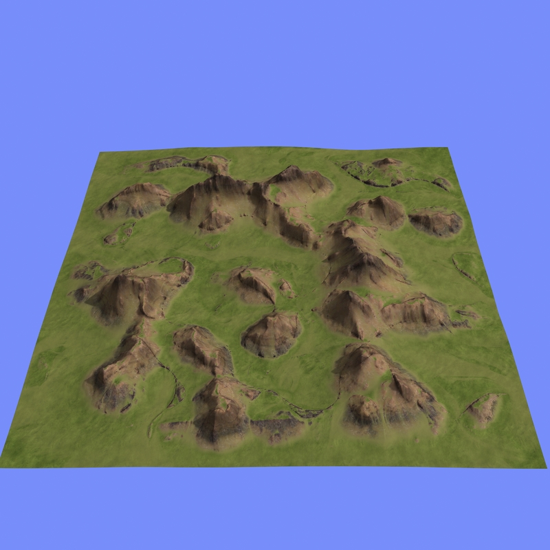 3d model terrain mc