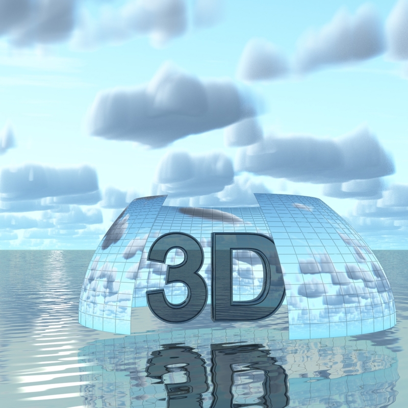 sky clouds 3d model