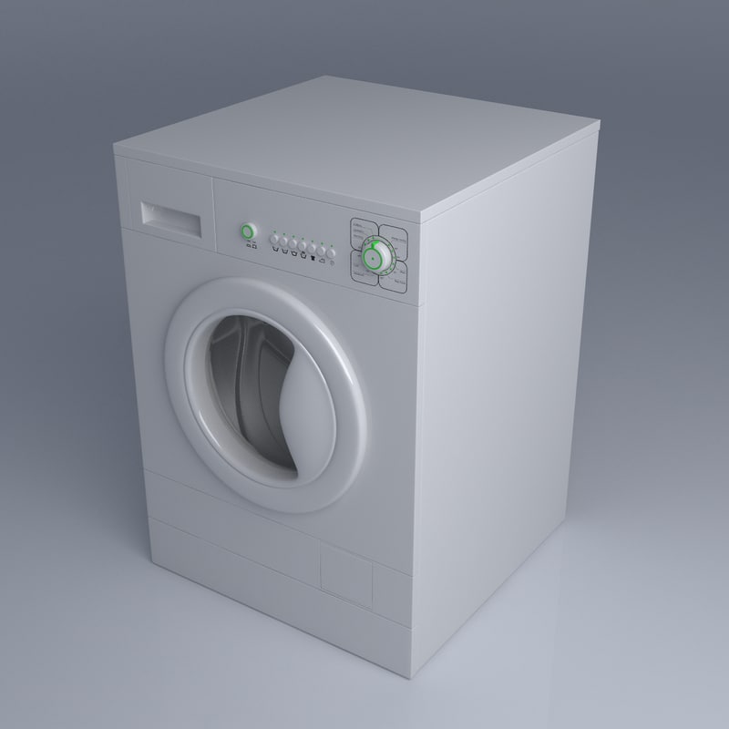 generic washing machine 3d c4d
