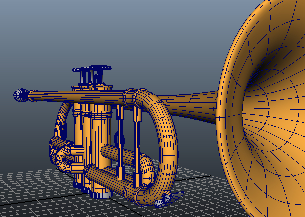 3d trumpet model