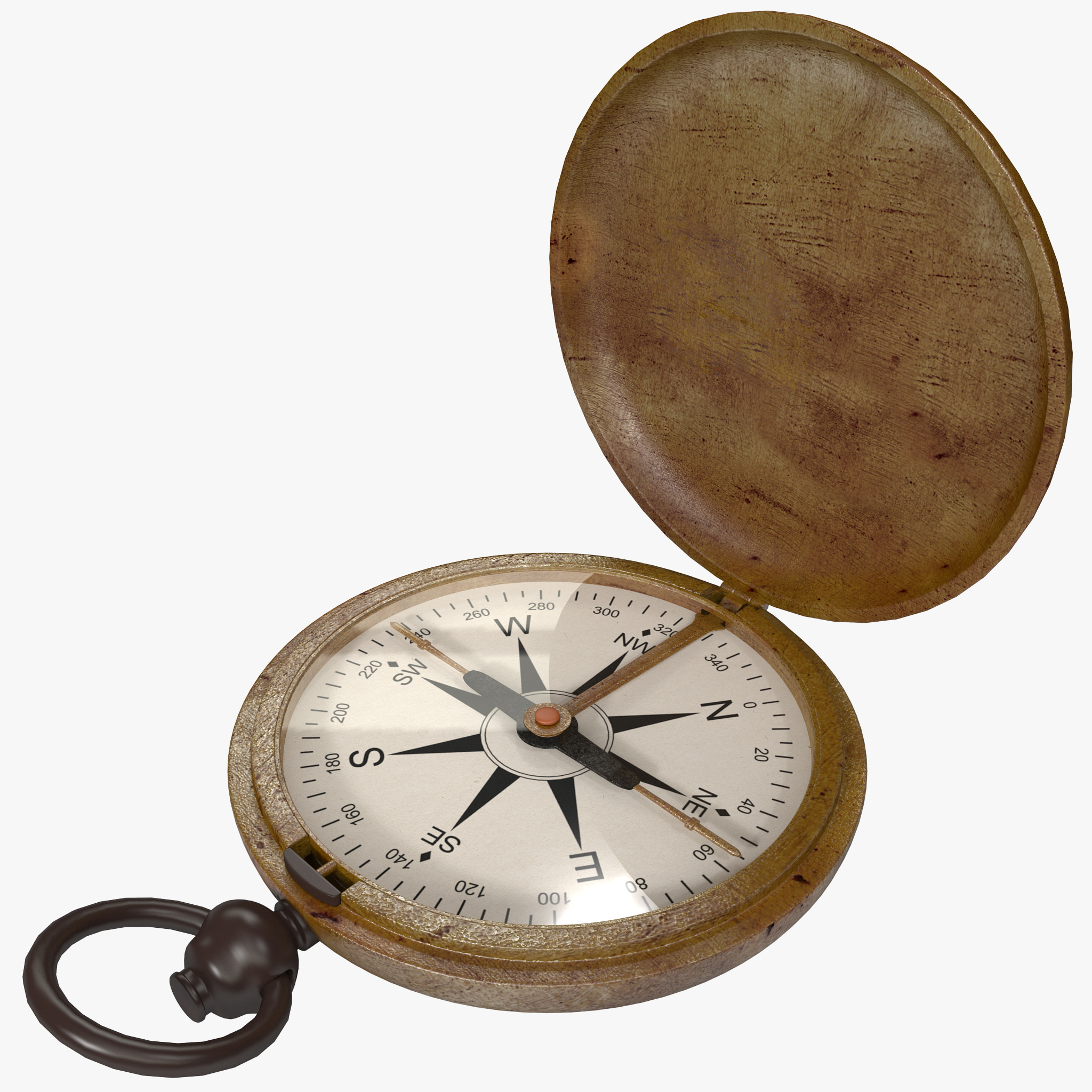 3d old compass