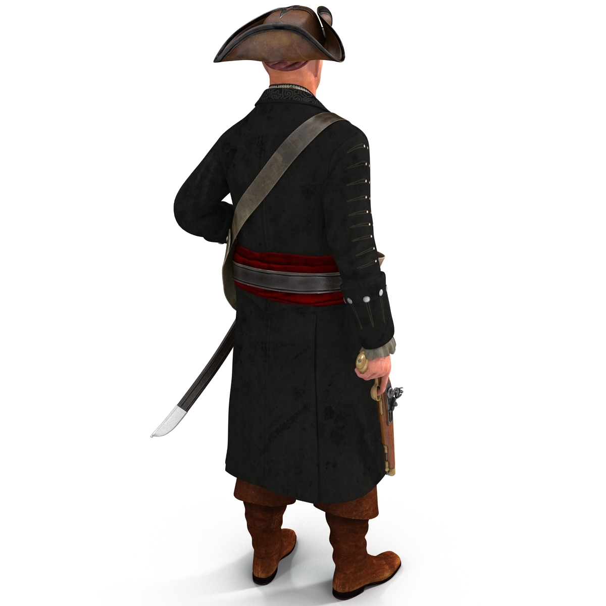 pirate pose 1 3d max