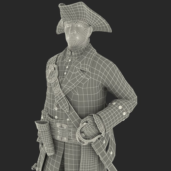 pirate pose 1 3d max