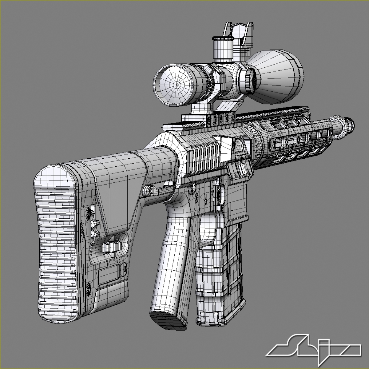 3d rsass remington semi automatic