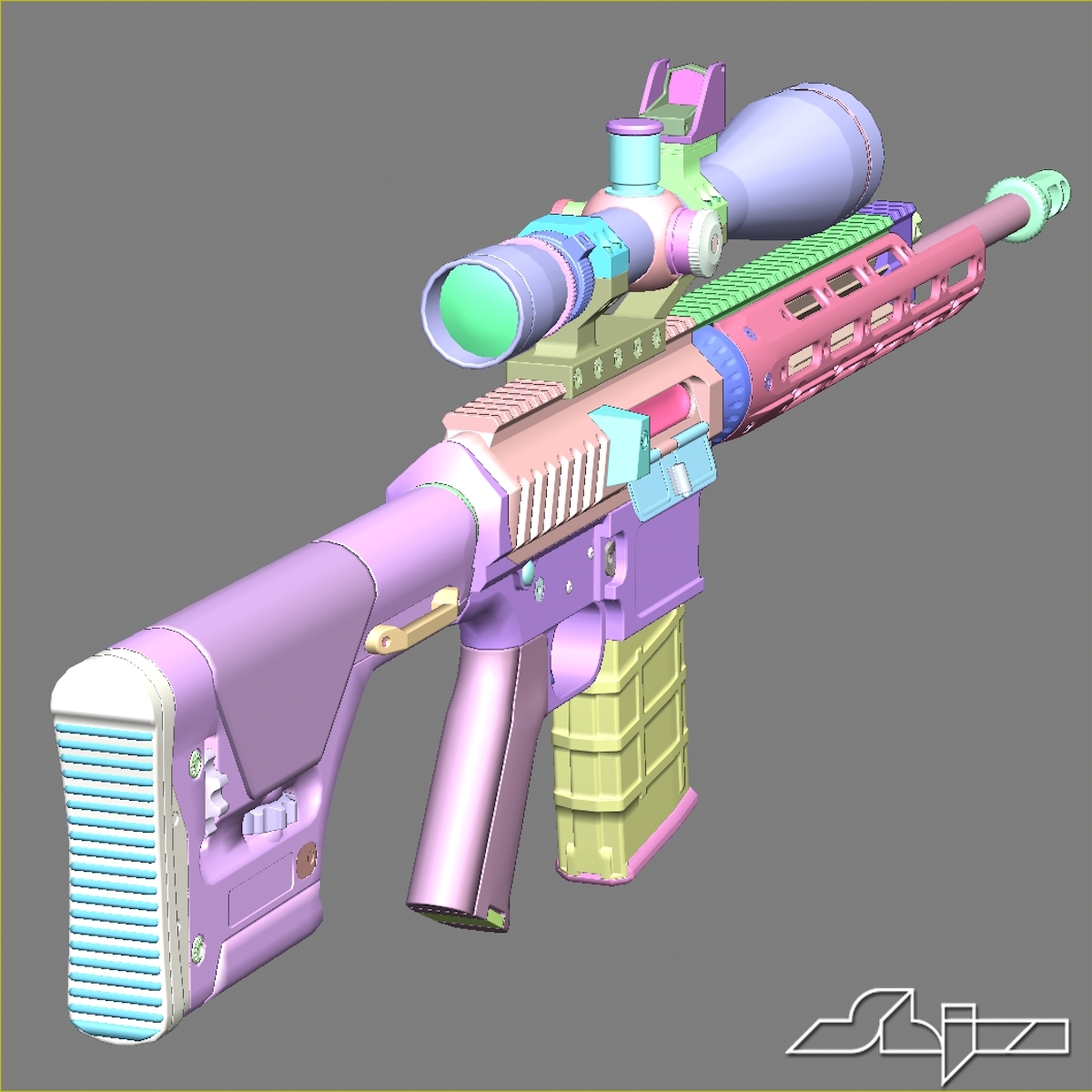 3d rsass remington semi automatic