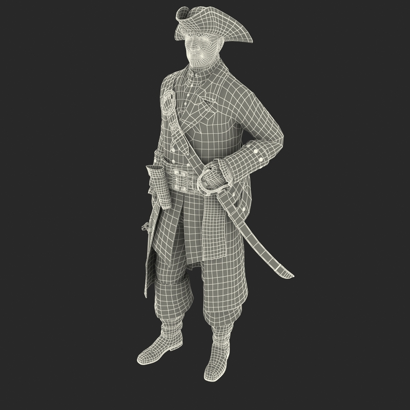 pirate pose 1 3d max