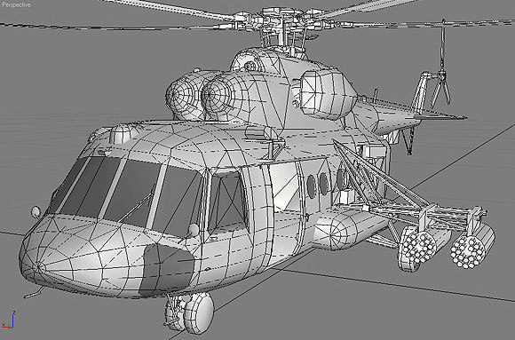 3ds helicopter mi-17