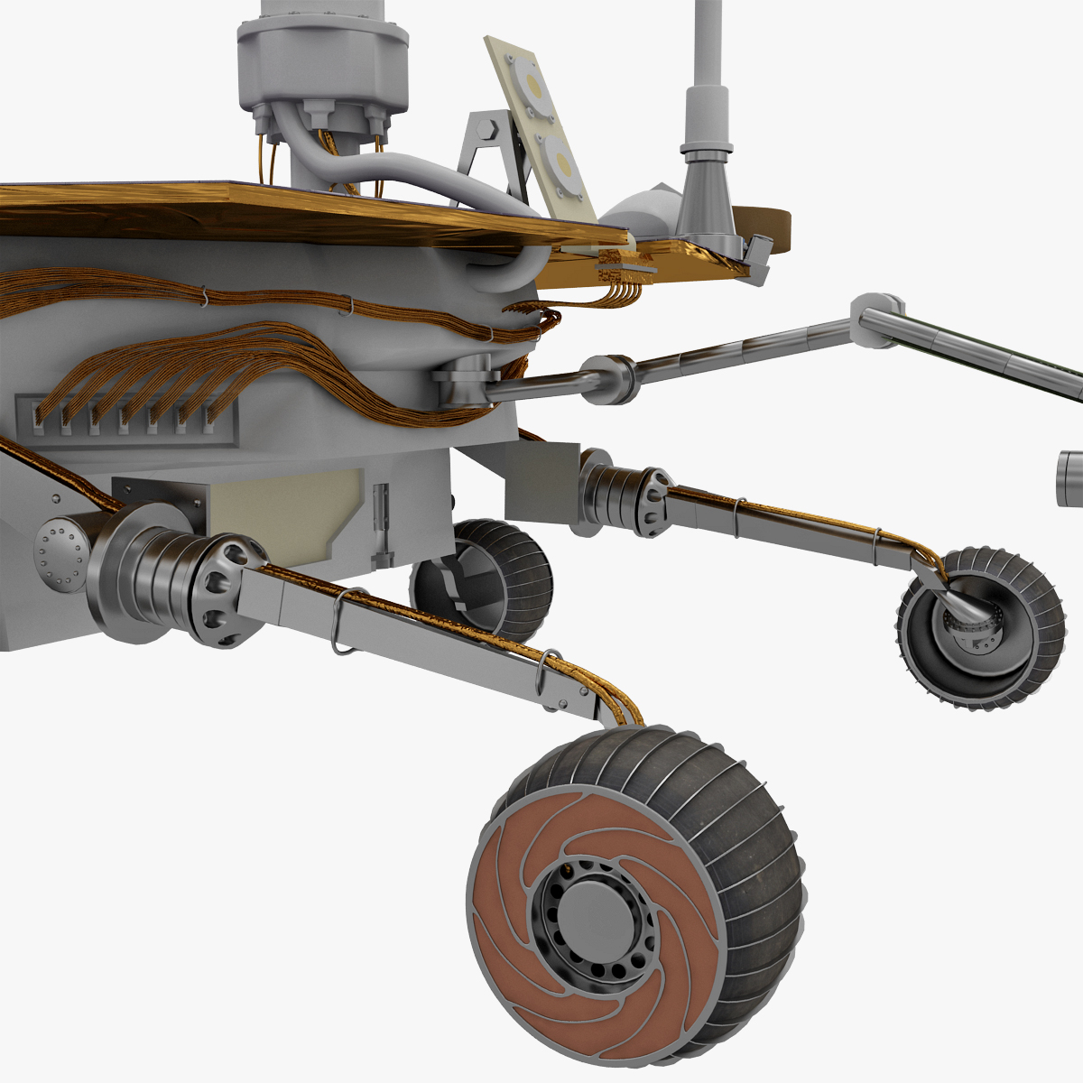 3d chinese lunar rover model