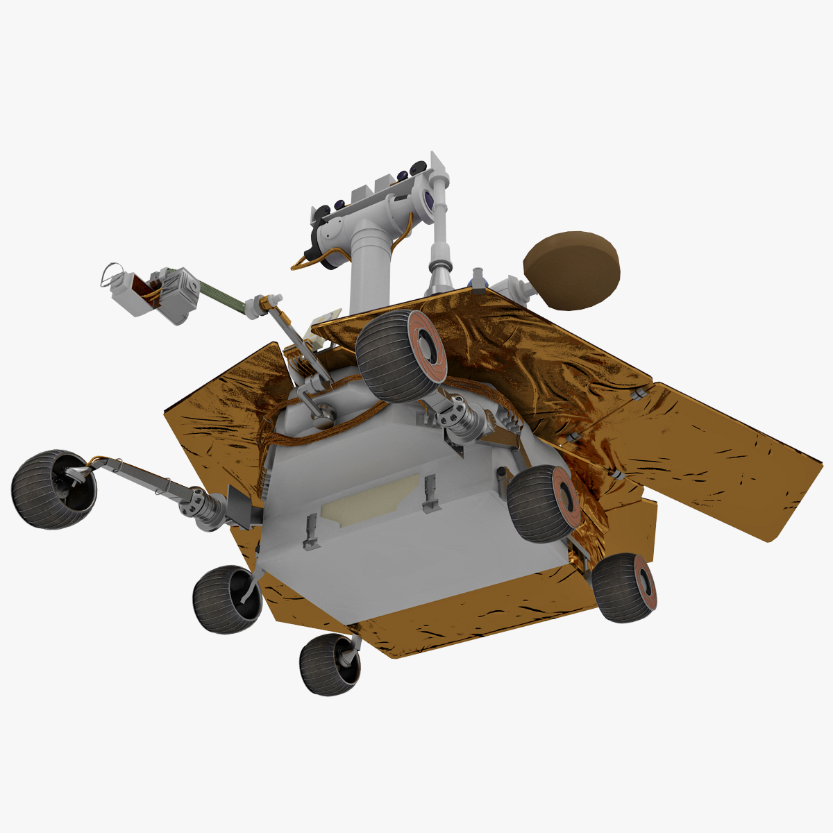 3d chinese lunar rover model