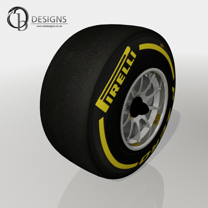 3d model pirelli tyres