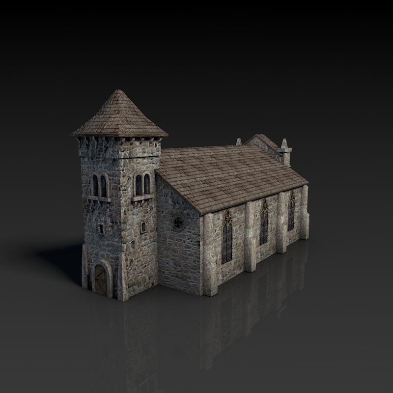church s 3d model