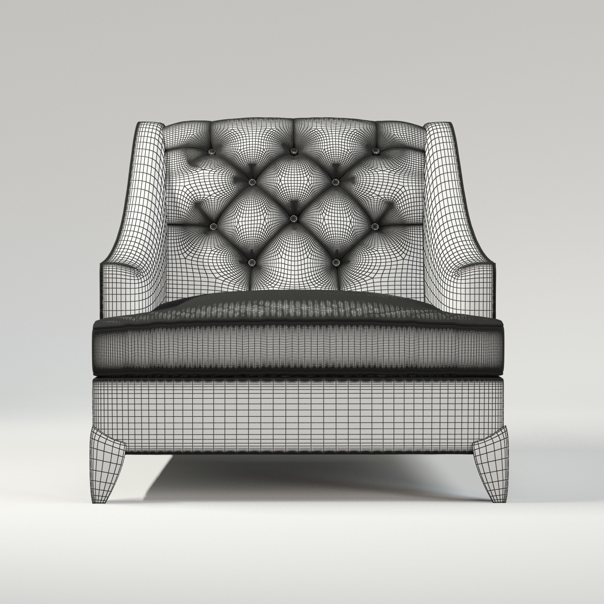 modelo 3d Sillón de lamartine - TurboSquid 792839