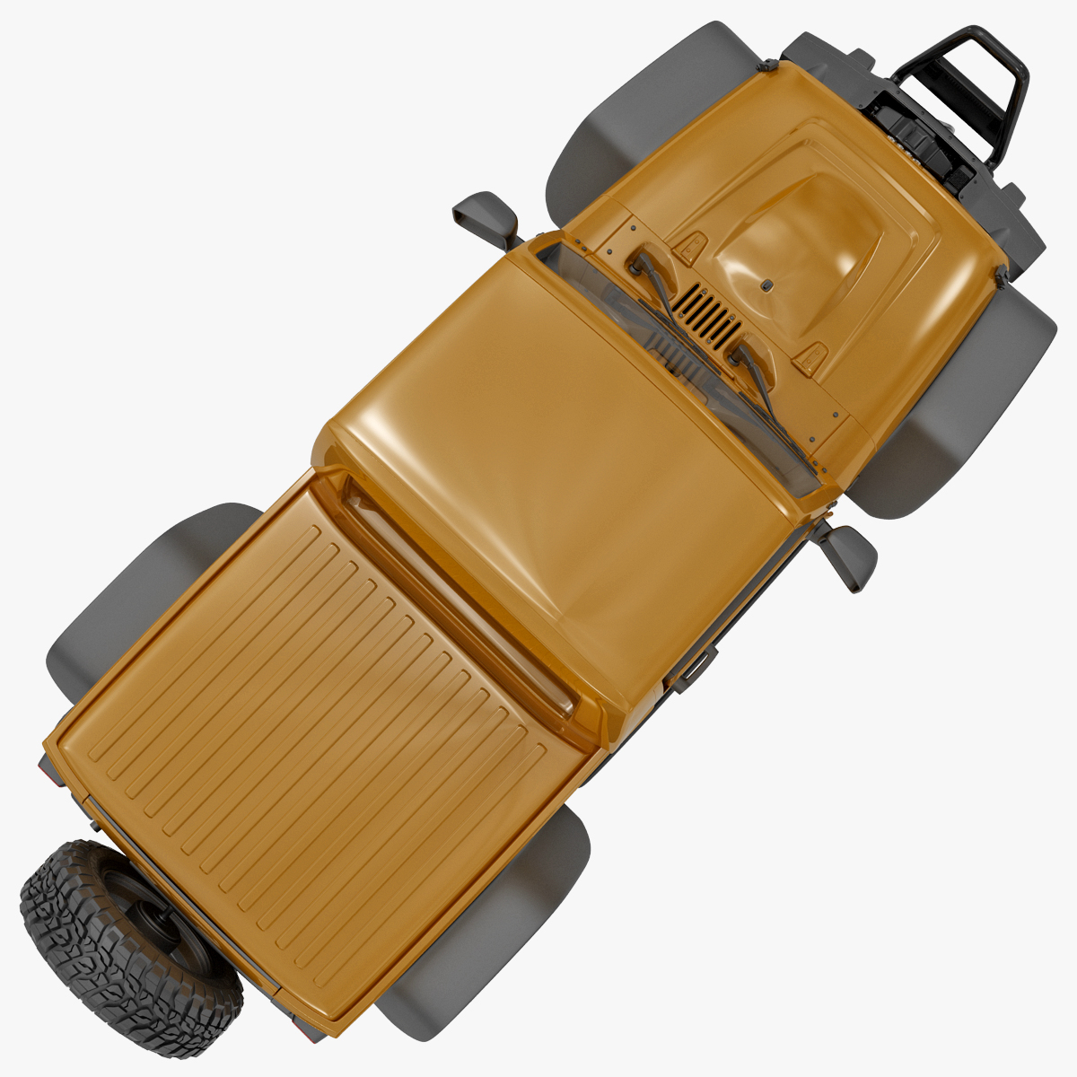 jeep wrangler moab pickup 3d model