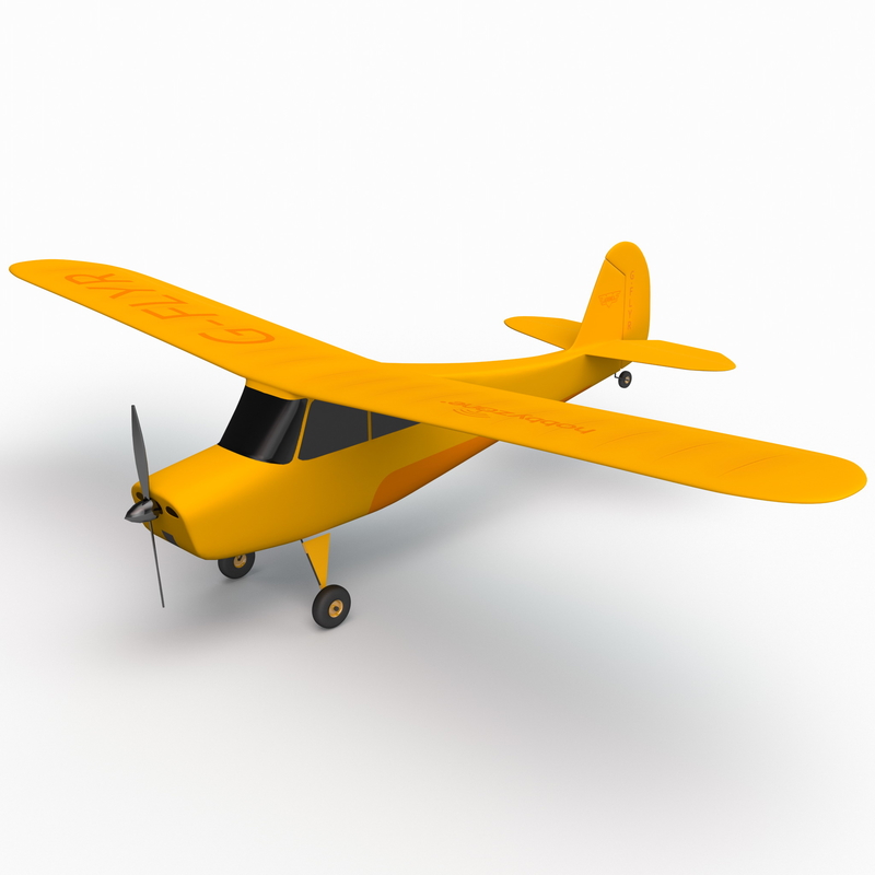 radio control rc airplane 3d model