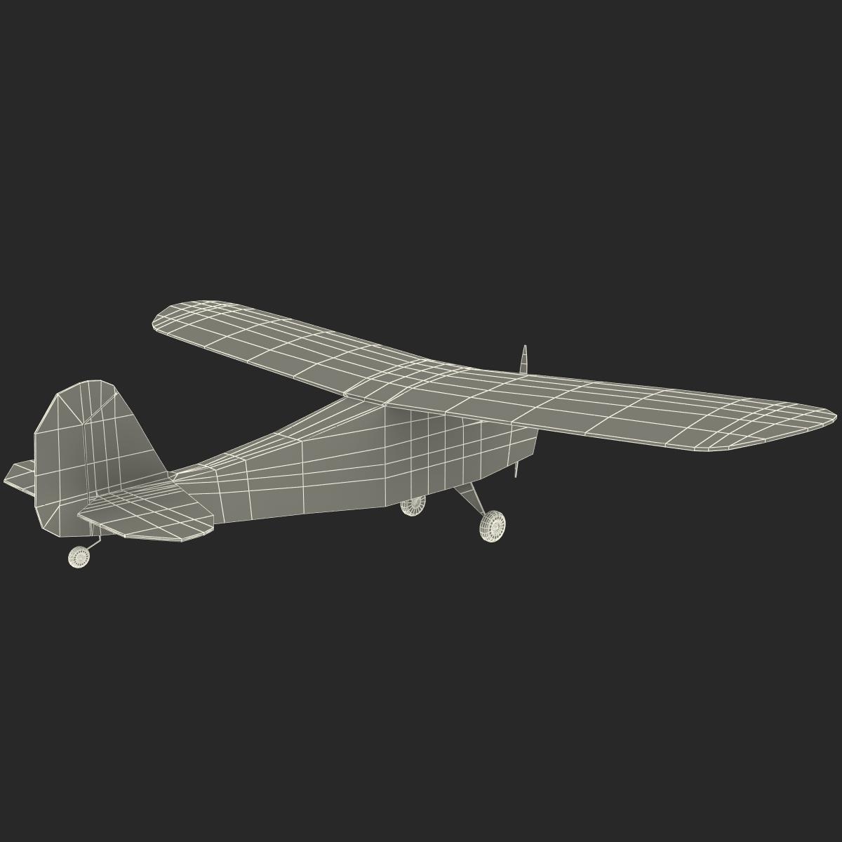 radio control rc airplane 3d model