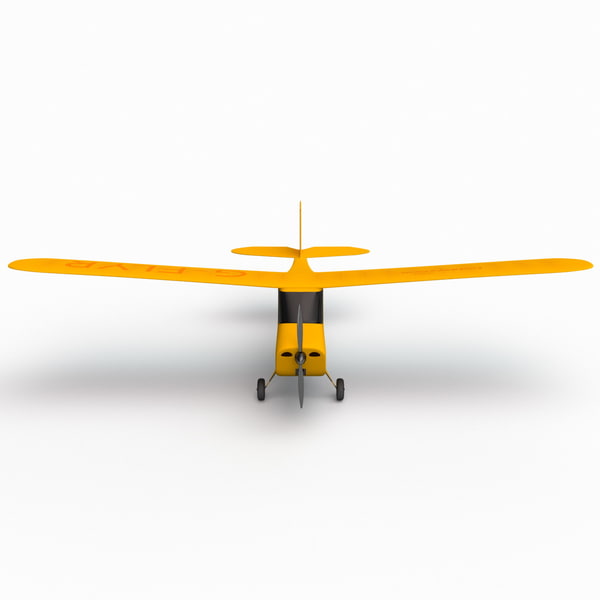radio control rc airplane 3d model