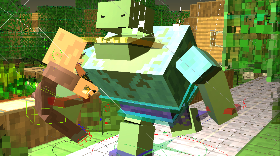 3d zombie mutant model