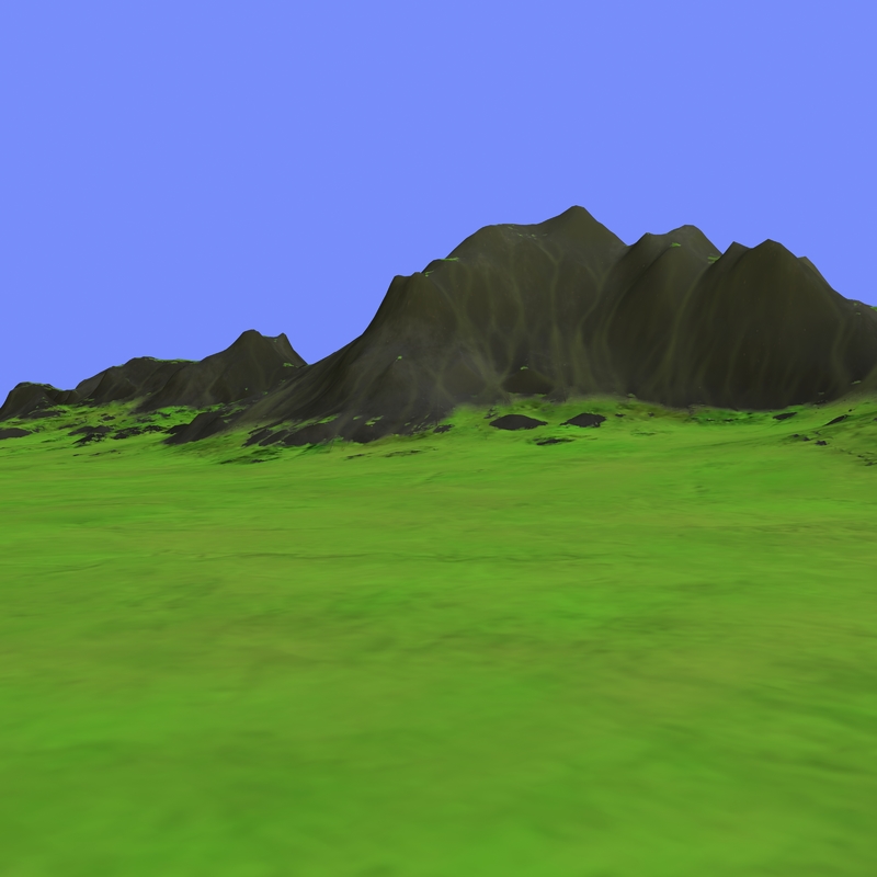 grassy terrain dm-03 3d max