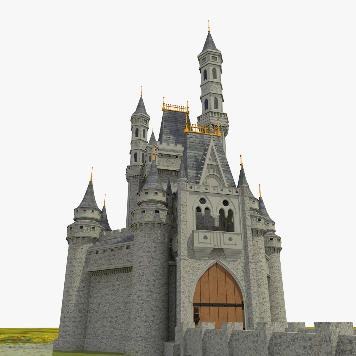 3d castle building