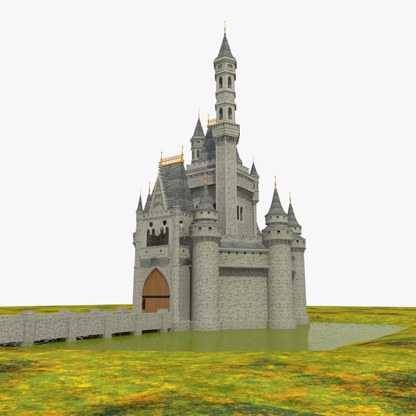 3d castle building