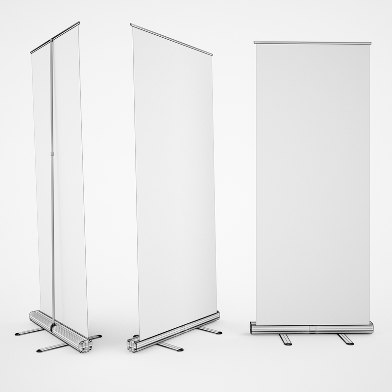 3d banner stands